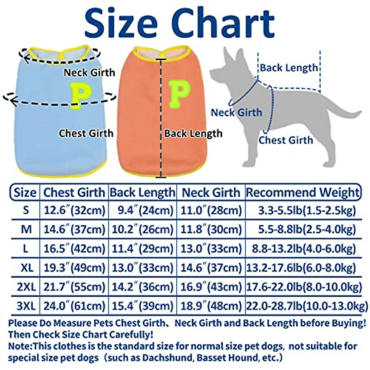 MESHEEN 2 Pieces Dog Casual Shirt Without Sleeves for Puppy and Cats Made of Soft Inner Fleece Breathable Fabric Keep Your Pet Cozy, Cute Pet Clothes Printed P Pattern