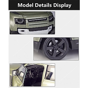 Car Diecast Model Alloy Car Model Diecasts Metal Vehicles Car Model Childrens Toys Gift 1/26 2020 for Land Rover for Defender 90 (Color : White)