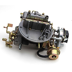 New Carburetor Two 2 Barrel Carburetor Carb 2100 2150 Compatible with Ford 289 302 351 Cu Jeep Engine with Electric Choke Replaces Motorcraft 2150 Carburetor