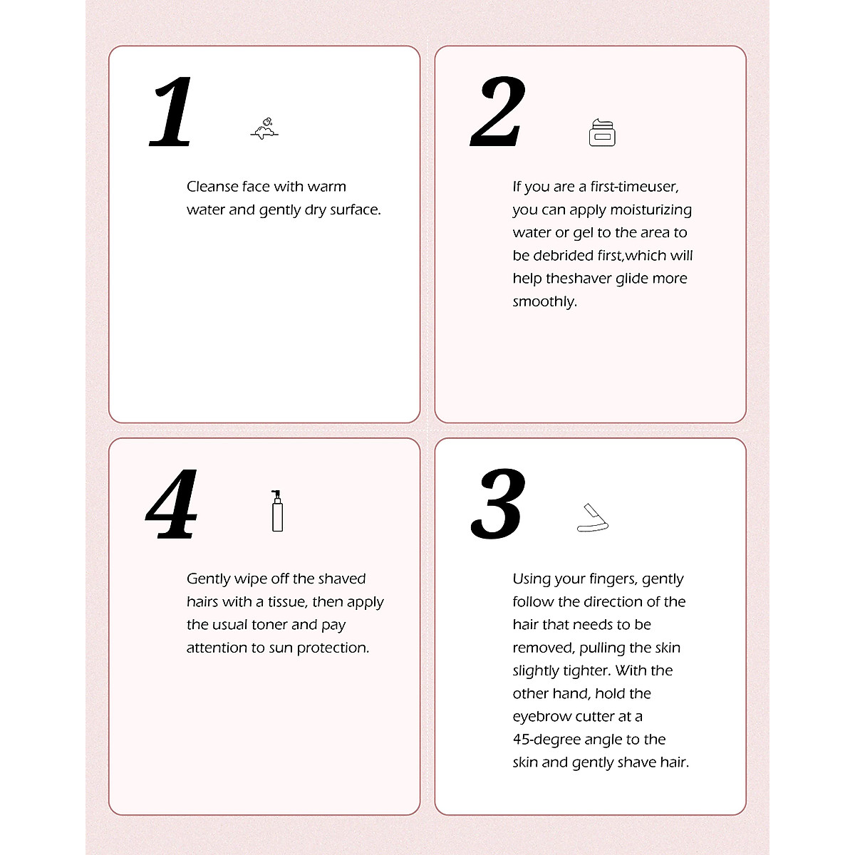 Dermaplane Razor for Women Face, 15 Pcs Microblade Eyebrow Razors, Multipurpose Dermaplaning Tool for Face, Face shavers for Women and Men (Pink)