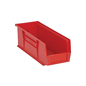 Quantum Storage Systems QUS234RD Storage Bin, Red