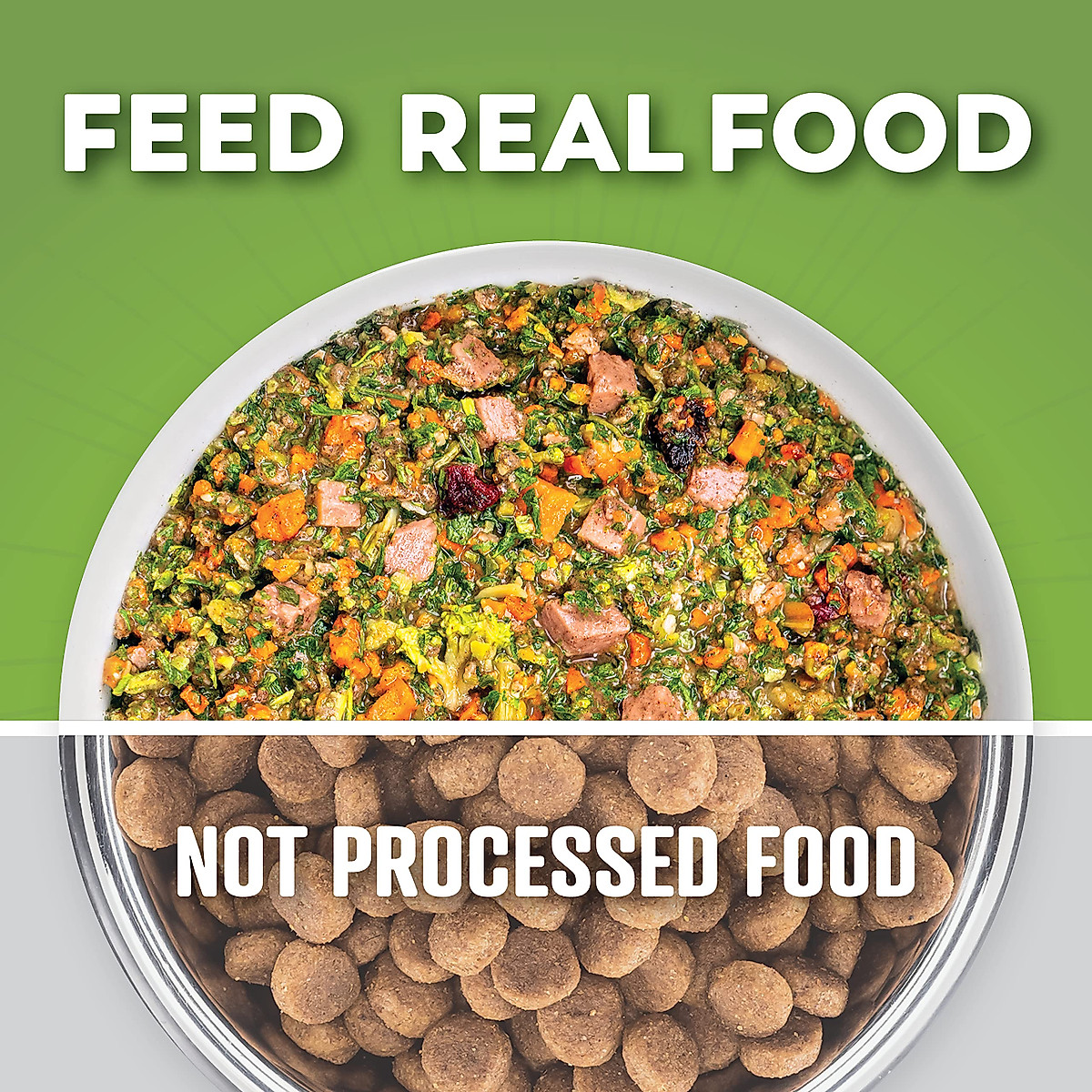 Dr. Harvey's Beef & Garden Veggies Dog Food, Human Grade Grain-Free Dehydrated Food for Dogs with Freeze-Dried Beef, Trial Size (5.5 Oz)