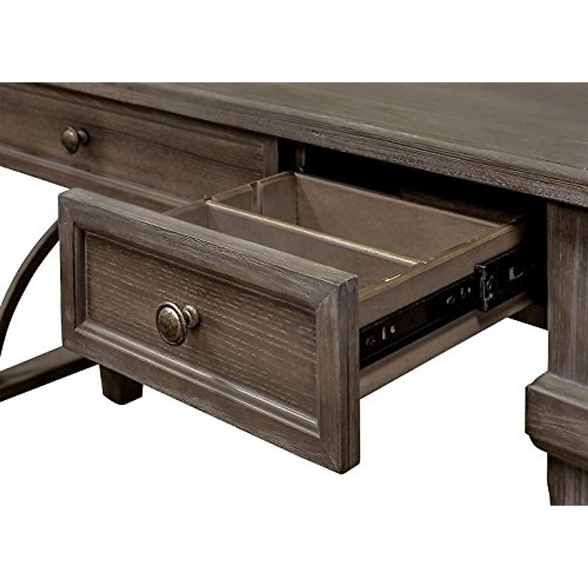 Martin Furniture Writing Desk, Weathered Dove