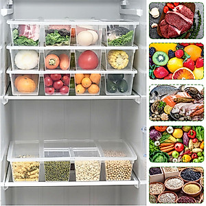 Haawooky 2 Pack Divided Veggie Tray with Lid,5 Compartment Serving Tray with Dividers,Plastic Food Storage Containers for Travel Fruit,Vegetable,Salad