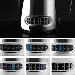 Colour Change Thermometer Stickers, Stick On Coffee Cup Color Changing Temperature Measurement Strip Adhesive Color Change Strip for Aquarium Fish Tank Water Coffee Discoloration Thermometer