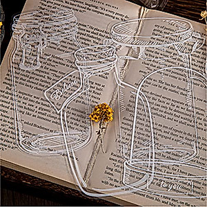 40Pcs Transparent Dried Flower Bookmarks DIY Bookmarks, Flower Bookmarks Maker, Handmade DIY Transparent Beautiful Flower Page