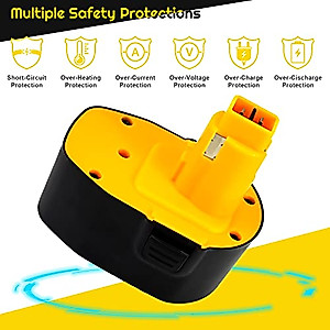 Zuliati 14.4V 3.6Ah Replacement Battery Compatible with Dewalt 14.4V Battery DW9094 DW9091 DE9038 DE9091 DE9092 DE9094 DE9502 Cordless Power Tools