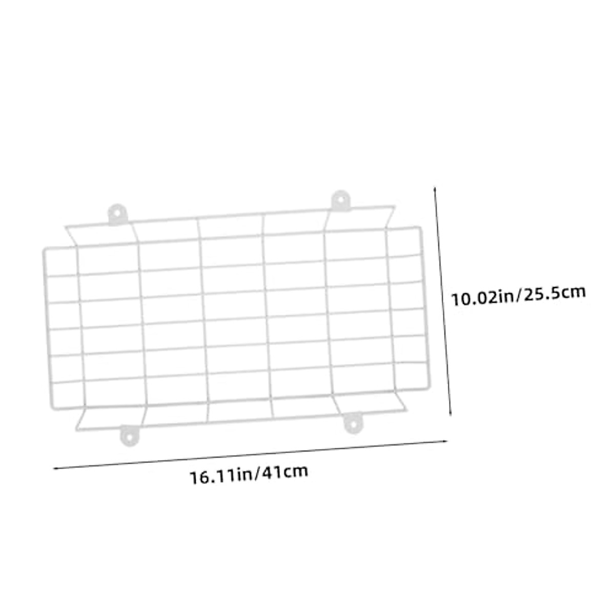 PAMINGONO 2pcs School Evacuation Sign Exit Sign Wall Covers Safety Sign Wire Guard Wire Exit Sign Cage Emergency Signal Damage Stopper Exit Sign Wire Guard Exit Light Protector Iron White