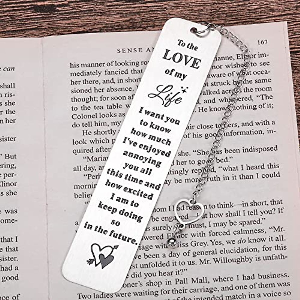 Gifts for Boyfriend Girlfriend Anniversary Gift Bookmark for Her Him Couple Husband Wife Birthday Valentine Day Gifts Wedding Gifts for 1 Year Anniversary Gifts from Wifey Hubby for Boyfriend