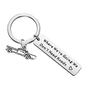 Lywjyb Birdgot Explorer Adventurer Gift Where We’re Going We Don’t Need Roads Gift (Need Road ky)