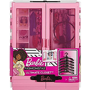 Barbie Fashionistas Ultimate Closet Portable Fashion Toy for 3 to 8 Year Olds