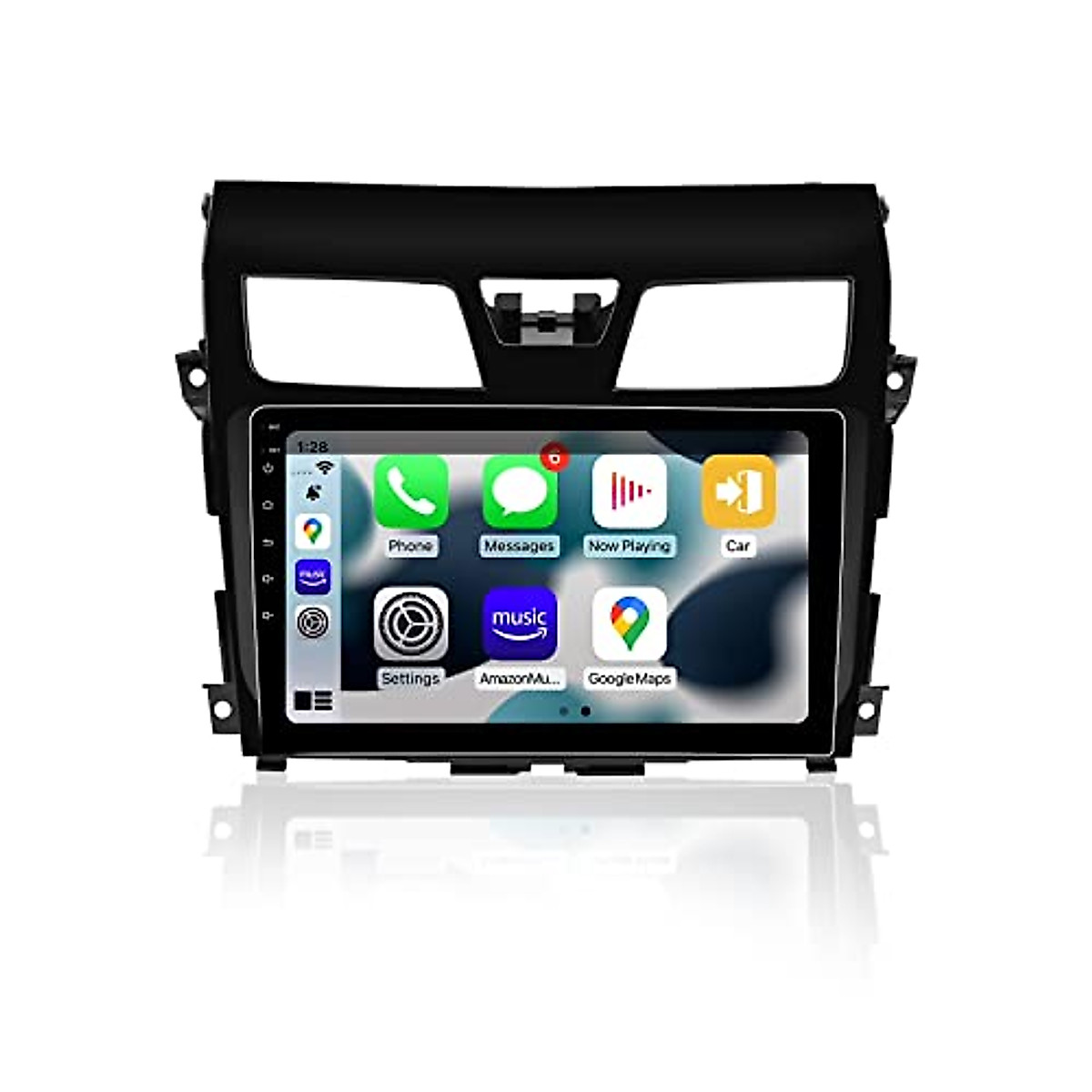 Wireless Apple Car Play Radio, ViaBecs 10.2” Bluetooth Car Stereo for 2014-2018 Nissan Altima Support Android Auto, Bluetooth 5.0, GPS Navigation, Subwoofer, SWC, 36-EQ DSP, AM/FM Car Radio Receiver