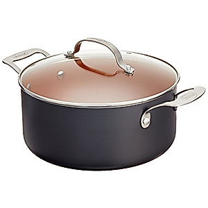 Gotham Steel 1049 5 quart stock pot, Brownish