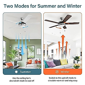 Riveria breeze 52 Inch Ceiling Fans with Lights