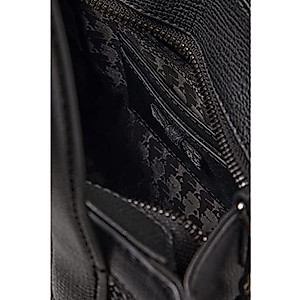 Karl Lagerfeld Paris Nouveau Small Box Crossbody Tote Black/White Stripe One Size