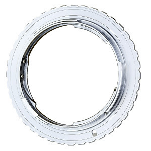 Haoge Lens Mount Adapter for Contax/Yashica C/Y CY Mount Lens to Canon EOS Rebel 80D 70D 60D 50D 550D 500D 5D 5DS 7D EF EF-S Mount Camera Silver