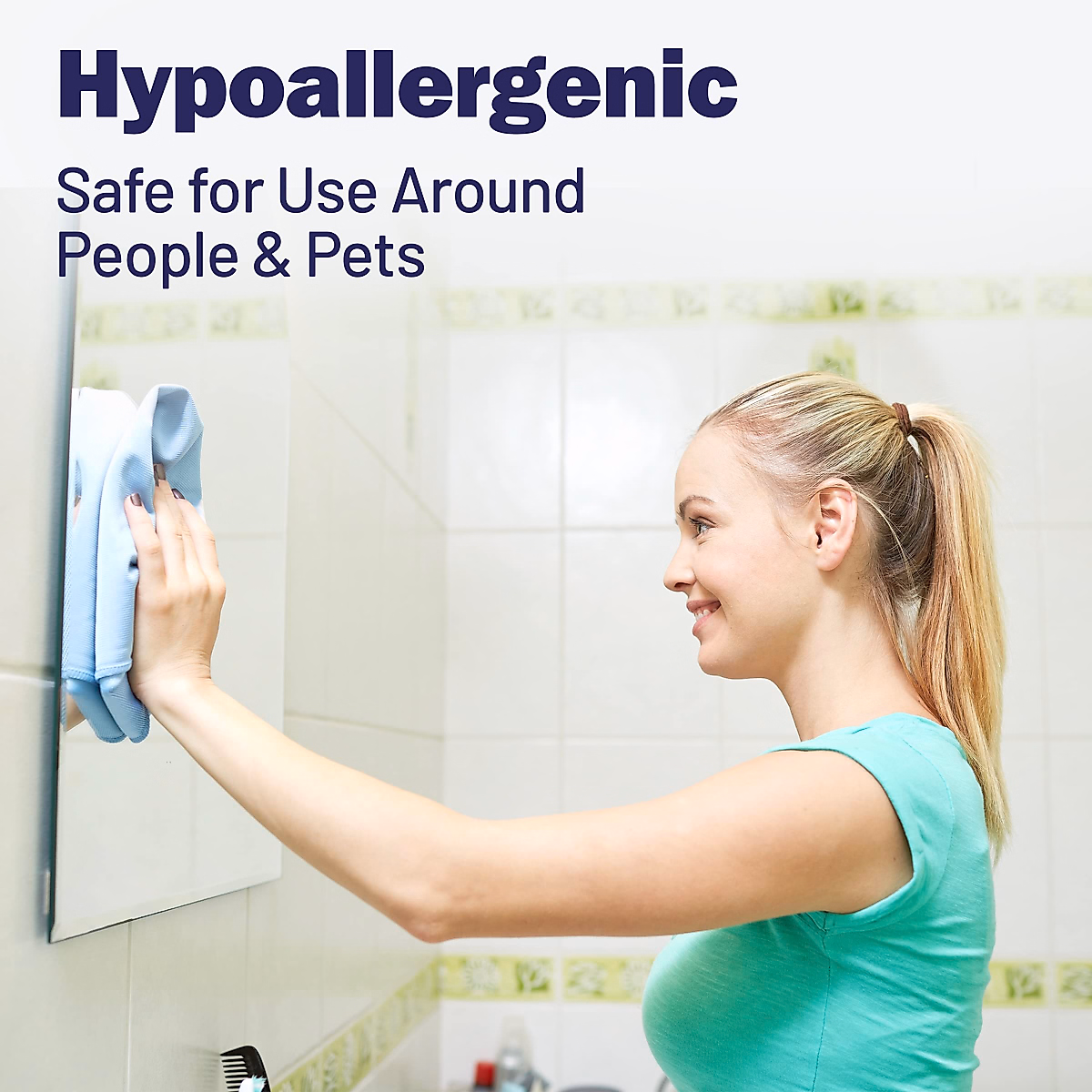 Goodbye Naturally Glass Cleaner and All Surface Cleaner, Safe and Effective All Natural Cleaning Products, 14 oz Continuous Spray Cans, 2 Pack