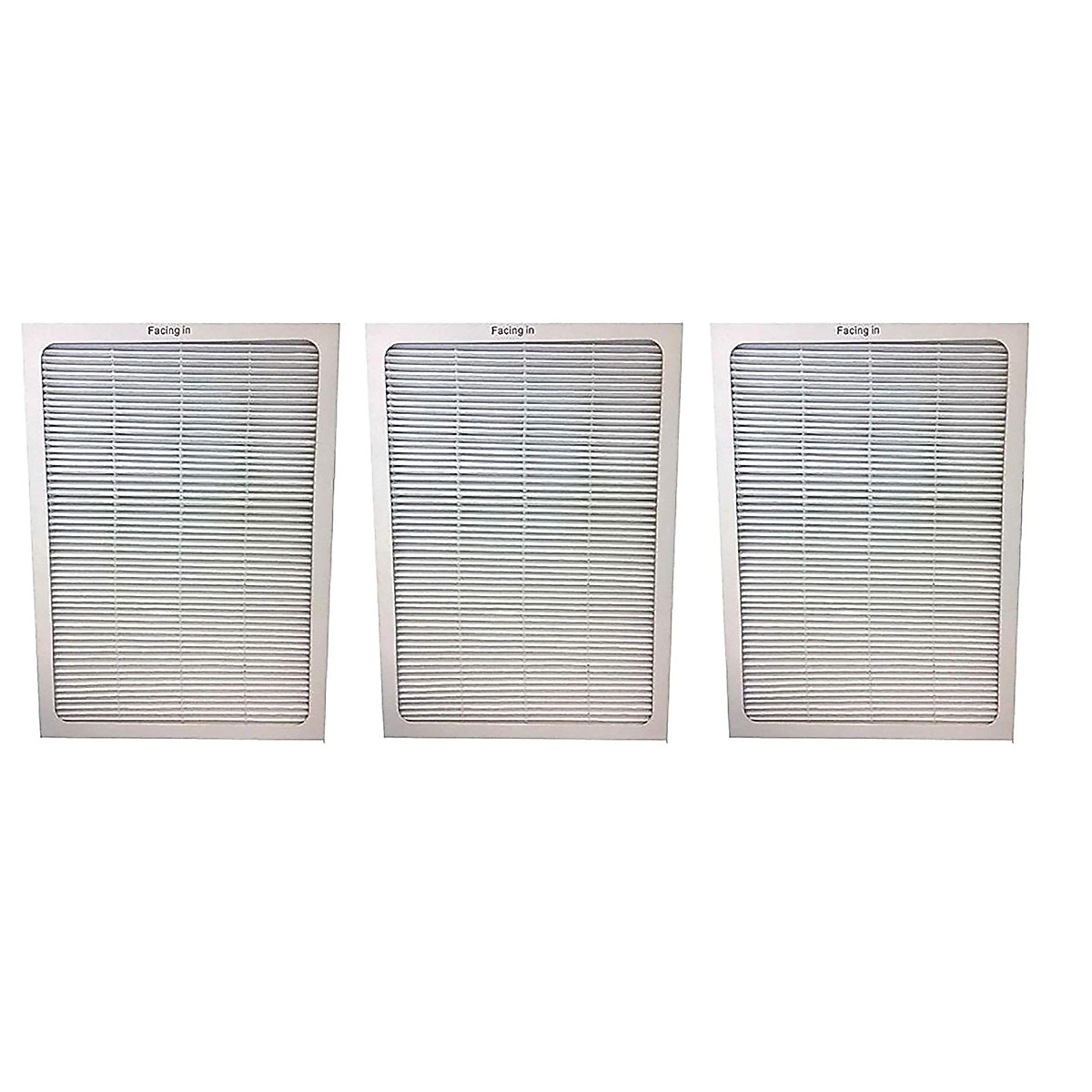 LifeSupplyUSA True HEPA Filter Replacement Compatible with Blueair All 500/600 Series Purifiers 501, 503, 505, 510, 550E, 555EB, 601, 603, 605, 650E Air Purifier (3-Pack)