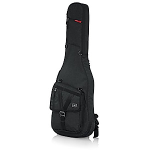 Gator Cases Transit Series Electric Guitar Gig Bag; Charcoal Black Exterior (GT-ELECTRIC-BLK)