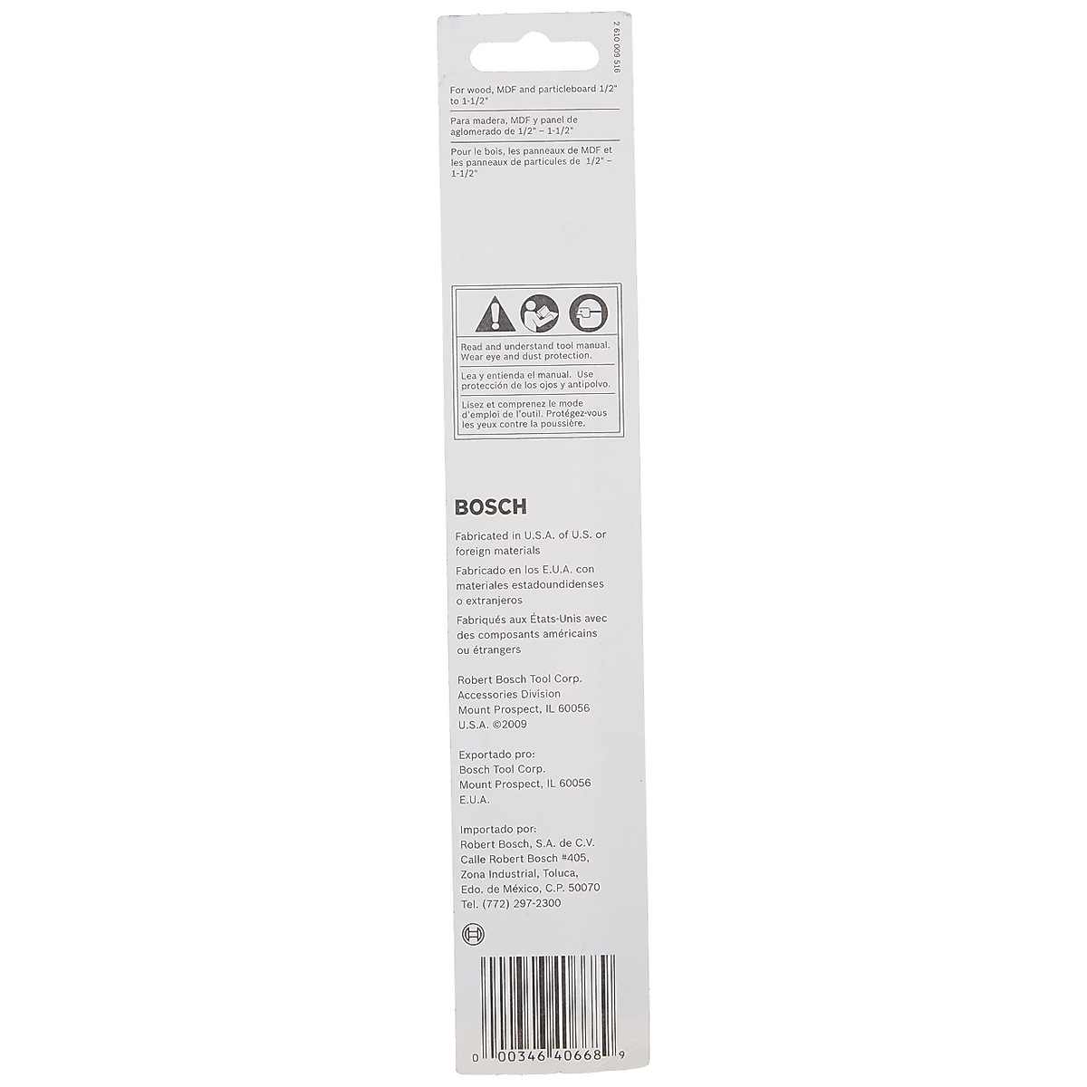 BOSCH SS5-15PL 5-Inch by 15TPI Plain End Scroll Blade