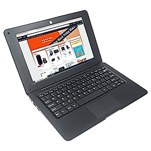 KANGBUKE Android OS Laptop,10.1-Inch IPS(1280*800) Display, Built-in WiFi, Front Camera, Bluetooth,Mini Netbook pc.(Black)