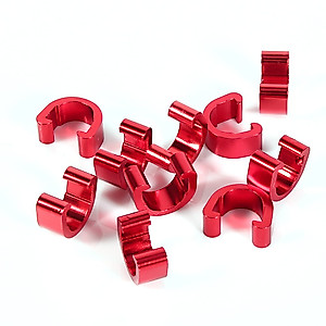 Dilwe 10Pc Bike Cable Clips Frame U Buckle Cable Hose Guides for Mountain Bike Road