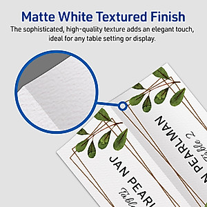 Avery Small Place Cards, Laser & Inkjet Printers, 150 Printable Cards, Textured (5011)