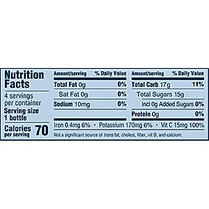 Gerber Apple Prune Juice, Non-GMO Juice from Concentrate, Made for Toddlers, 4-4 FL OZ Bottles Per Pack (Pack of 6)