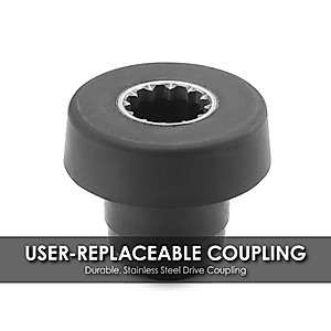 Waring Commercial TBB145 TORQ 2 Horsepower Blender, 2 Speed Toggle Switch Controls, with 48 oz. BPA Free Container, 120V, 5-15 Phase Plug, 9 x 15.75 x 11.5 inches, Multicolor