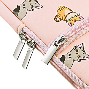 COSMOS Neoprene Notebook Protective Sleeve Case Laptop Cover bag for Old Macbook Pro 13" / Old Macbook Pro Retina Display 13" / Macbook Air 13" (Pussy Cat Pattern)