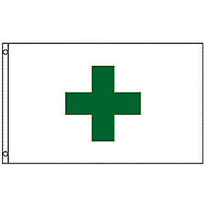Home Comforts Green Cross Medical Marijuana Dispensary Flag 3 x 5 Foot Business Banner Sign