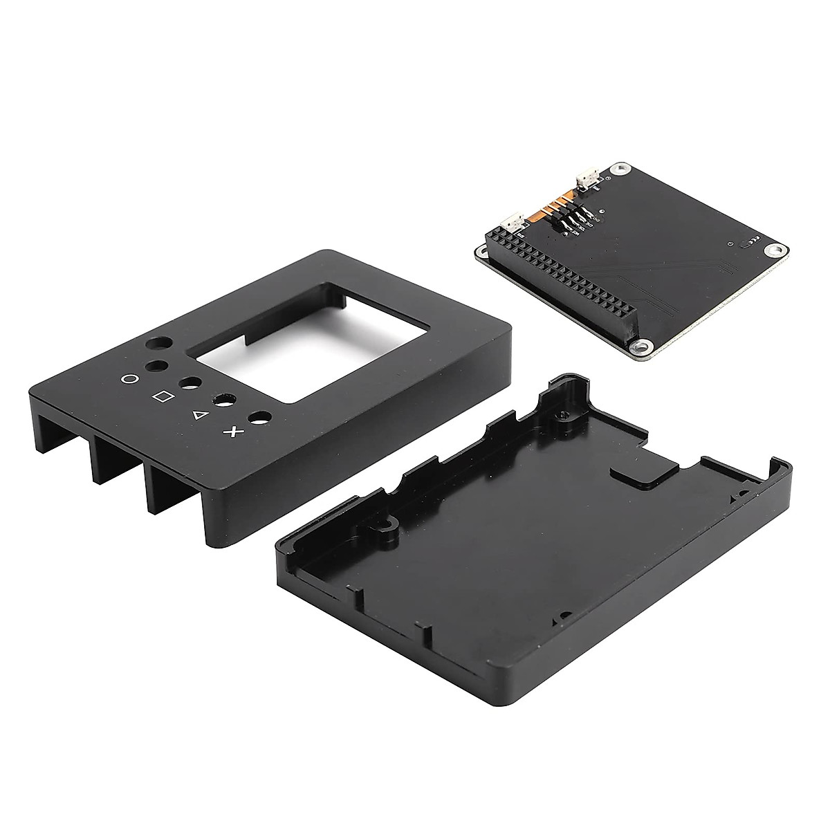 Zopsc-1 Aluminum Alloy 2.2 Inch TFT LCD Touch Screen Case Set High PPI Display 320 x 240 Defination Button or Remote Control for Raspberry Pi 3B / 2B / B + / A +