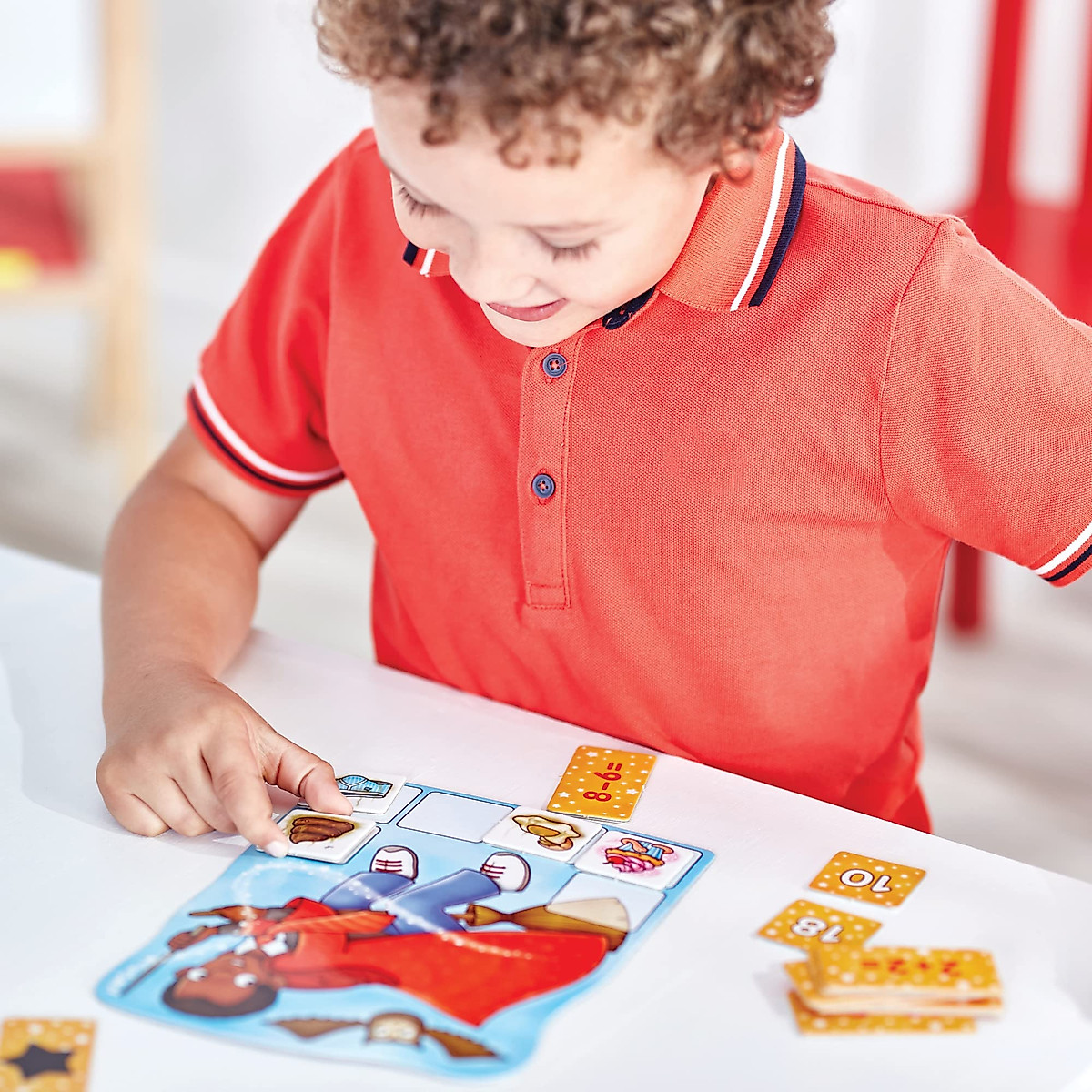 Orchard Toys Moose Games Magic Maths Game. an exciting and spellbinding Math Game. for Ages 5-7 and for 2-4 Players