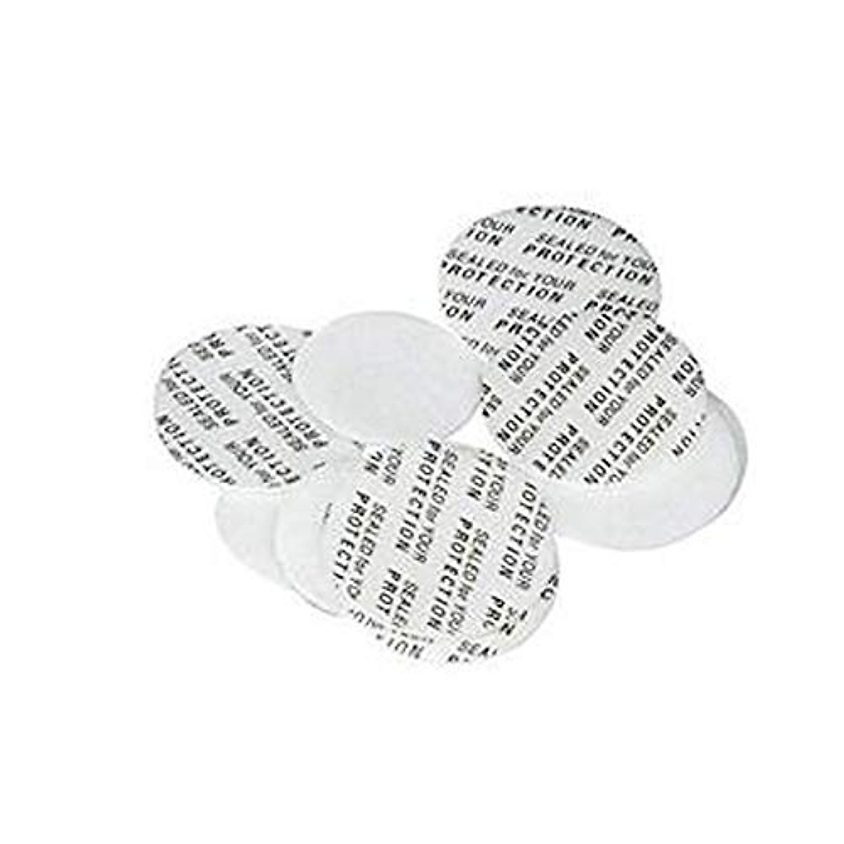 100 PCS (Diameter 1inch) Self Adhesive Pressure Sensitive Gasket Press Seal Cap Liners Foam Seal Safety Tamper Seals Aluminum Foil Gasket Waterproof Sealing Film for Jar Bottle Vial Container