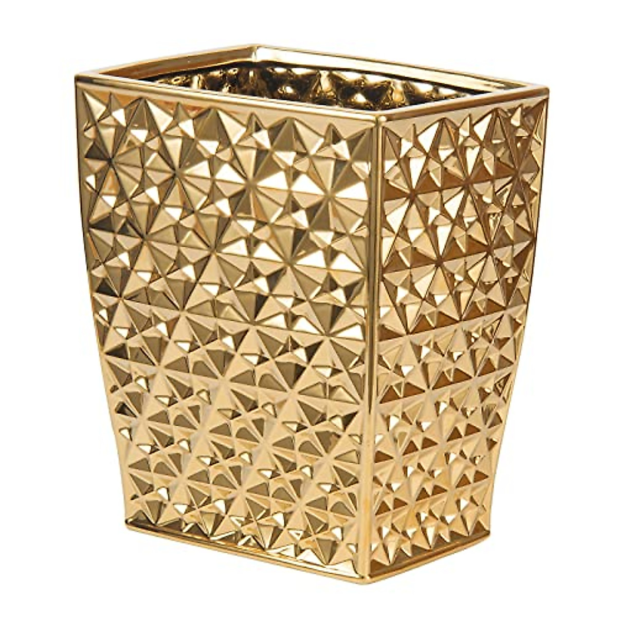 RXLVCKY Gold Bathroom Accessory Set, 5-Piece Ceramic Bathroom Decorations Accessories Sets Includes Lotion Dispenser, Toothbrush Holder Tumbler and Soap Dish