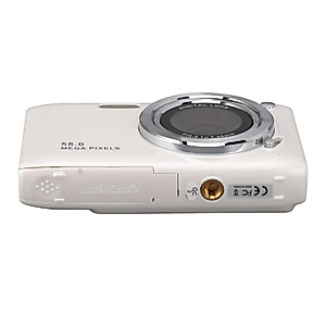 4K Digital Camera, Slim and Lightweight 58MP Autofocus Automatic Beauty Mode Teens Small Camera 2.88 Inch IPS Screen 16X Zoom for Travel (White)