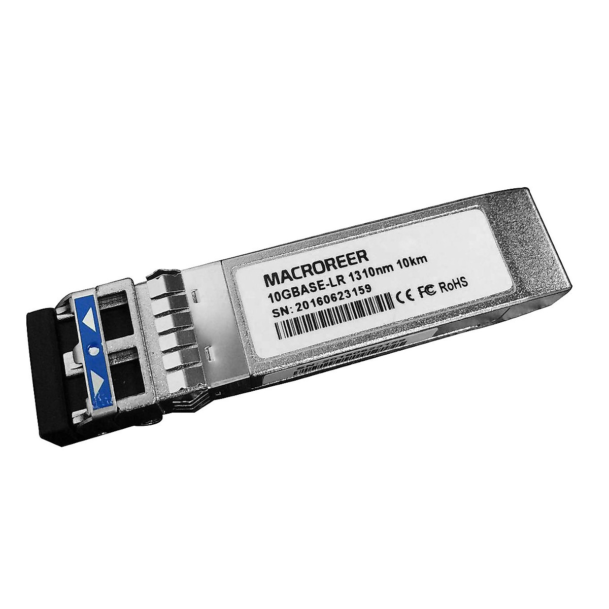 Macroreer 10GBase-LR SFP+ LC Transceiver, 10G Single-Mode Module for Brocade 10G-SFPP-LR Transceiver 1310nm 10km SFP+ 10 GBPS LR Optical SFP Module