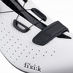 Fizik mens Tempo Overcurve Cycling Shoe, White Black, 5.5 US