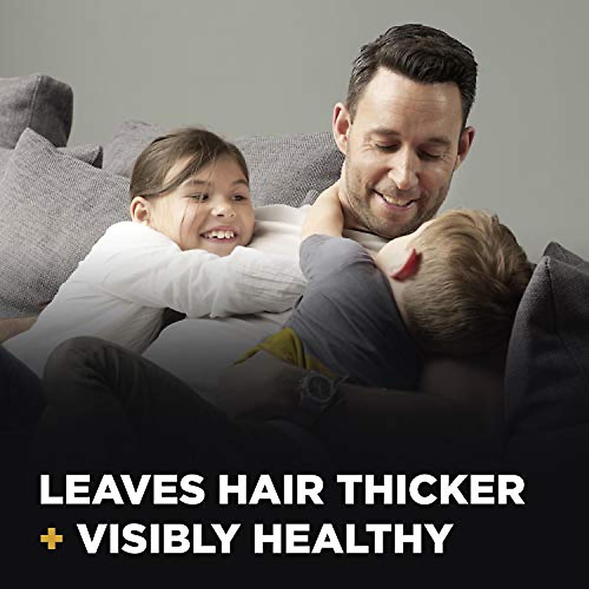 Dove Men+Care Fortifying 2 in 1 Shampoo and Conditioner for a Deep Clean and Fortified Hair Thick and Strong with Caffeine Strengthens and Nourishes Thinning Hair, Gray, 20.4 Fl Oz