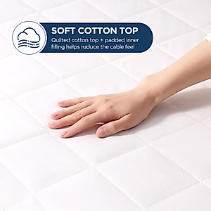 Westinghouse Full Size Heated Mattress Pad, Bed Warmer Electric Mattress Cover with 10 Heat Settings Dual Controller, 1-12H Auto Shut Off, Fit Up to 15" Deep Pocket, 54x75 Inch