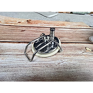 Semfeil Brew Corny Keg Carbonation Keg Lid New Replacement Corny Keg (Soda Keg) Lid Carbonation Stone Beer Force Carbonation Keg Lid Diffusion Stone Carbonating Keg Lid Carbonator