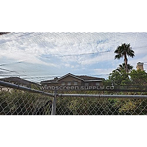 WindscreenSupplyCo Protection Cover (10 Ft. x 10 Ft.) Garden Netting for Birds and Hail with Grommets