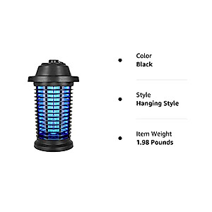 Horyii Bug Zapper Outdoor, Mosquito Zapper Fly Zapper for Outdoor Indoor, Mosquito Killer for Backyard, Patio