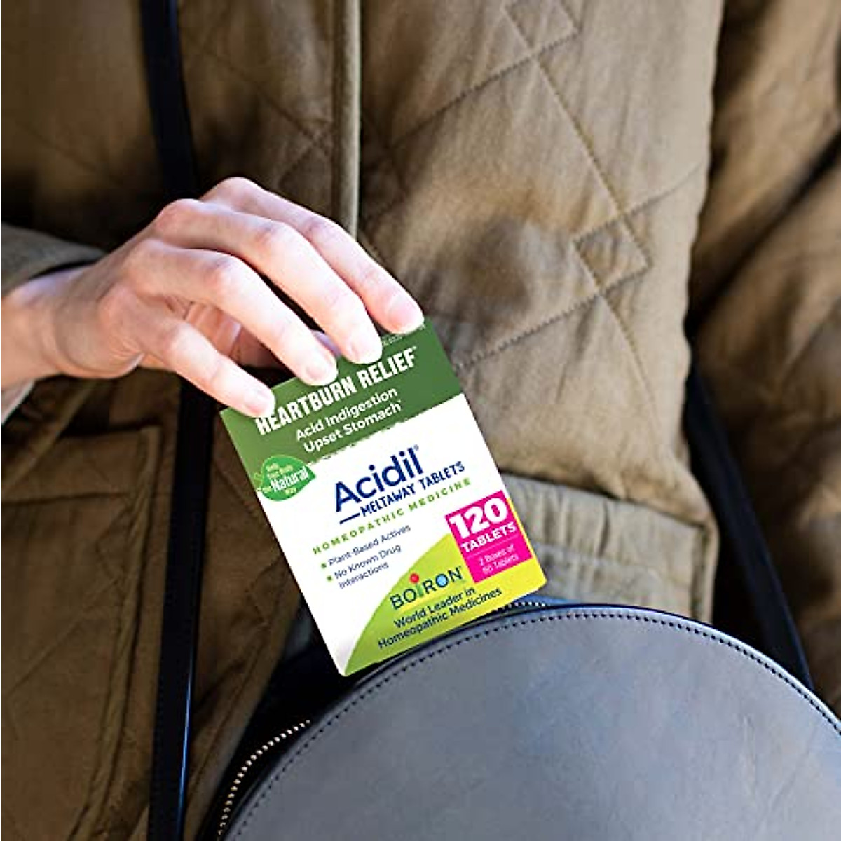 Boiron Acidil for Relief of Acid Reflux, Heartburn, Indigestion, and Upset Stomach (2 Pack of 60)