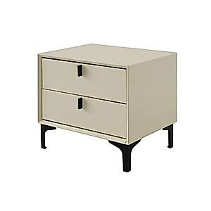 Bedside Table Wood Bedside Cabinet Storage Cabinet Modern Minimalist Living Room Bedroom Bedside Storage Drawer Small Cabinet Night Stand (Color : B)