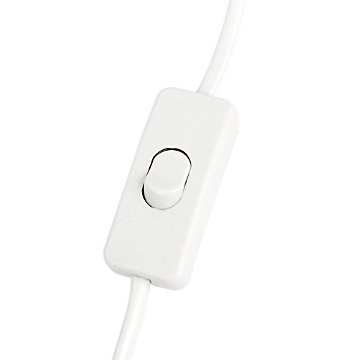 Yi Lighting - US Plug Flexible Aluminum Wire Neck Clip Lamp Holder with ON/Off Switch, Adjustable Light Stand Clamp Lamp Fixture for Reptiles Desk Lamp Grow Aquarium Light