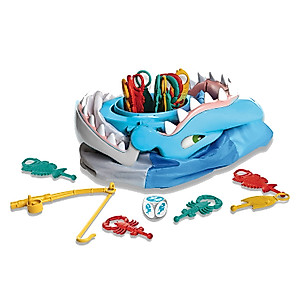 Pressman Shark Bite with Let's Go Fishin' Card Game (Amazon Exclusive)