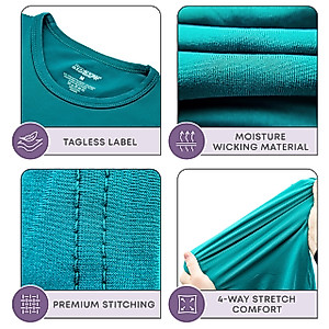 Rocky Thermal Underwear For Boys (Long Johns Thermal Set) Shirt & Pants, Base Layer w/Leggings/Bottoms Ski/Extreme Cold (Jade - X-Small)