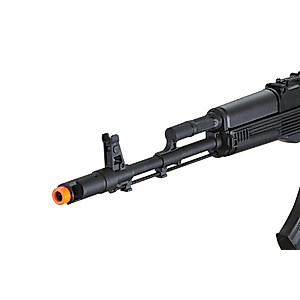 Licensed Lancer Tactical x Kalashnikov KR-103 USA SBR Airsoft AK74 AEG Rifle with Folding Stock - Includes Airsoft Speed Loader (Black)