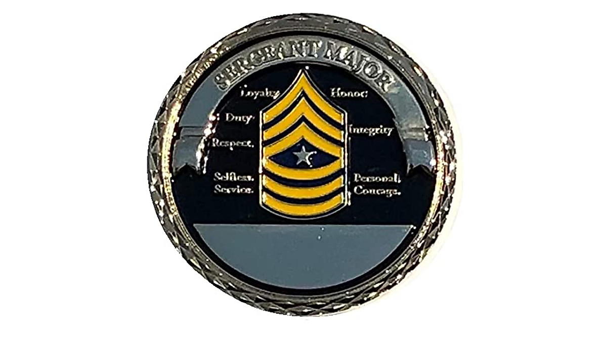 US Army Sergeant Major Coin - Collectible Challenge Coin